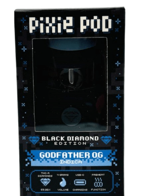 Godfather OG Black Diamond 4G (THCa+THCP) - Pixie Pod